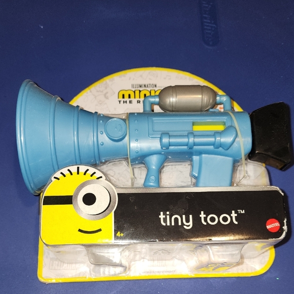 Mattel | Toys | Mattel Minions Tiny Toot Blue And Yellow Toy | Poshmark